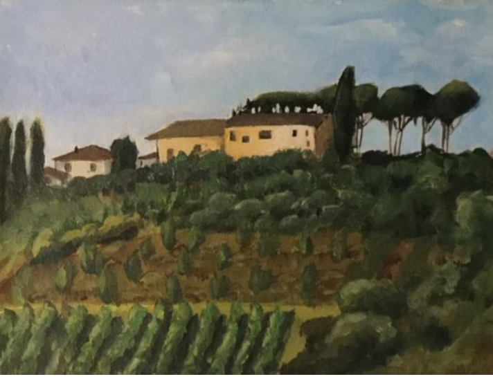 Paintings from our Workshop in Tuscany 2019 - Stefan Baumann